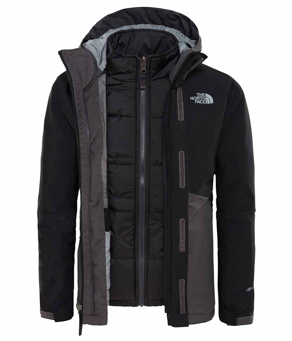 The North Face Boundary 3 i 1 Jacka Grå Barn Junior - SMILE.