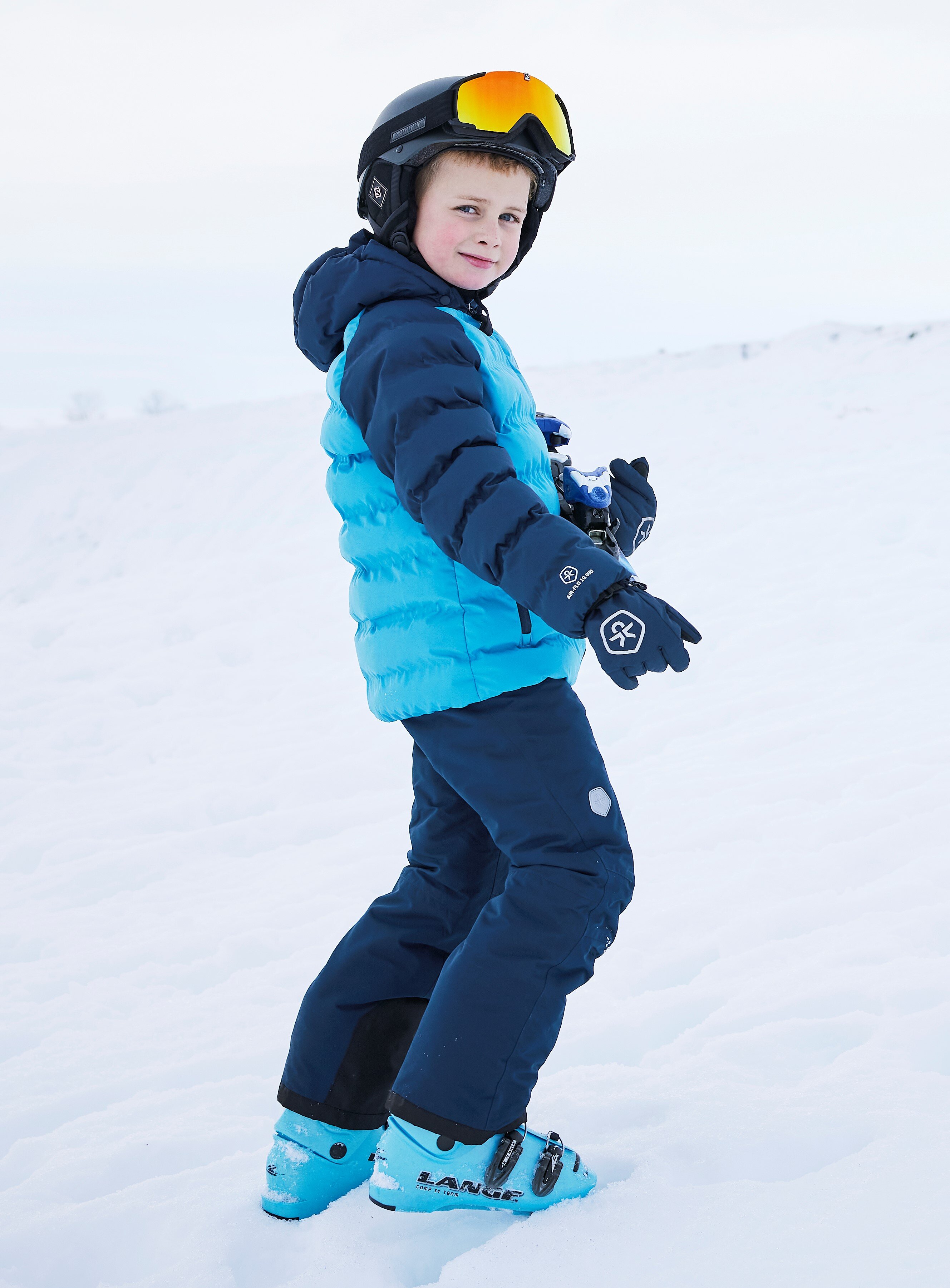 Color Kids Ski Jacked Quiltad Vinterjacka Barn Junior - SMILE.