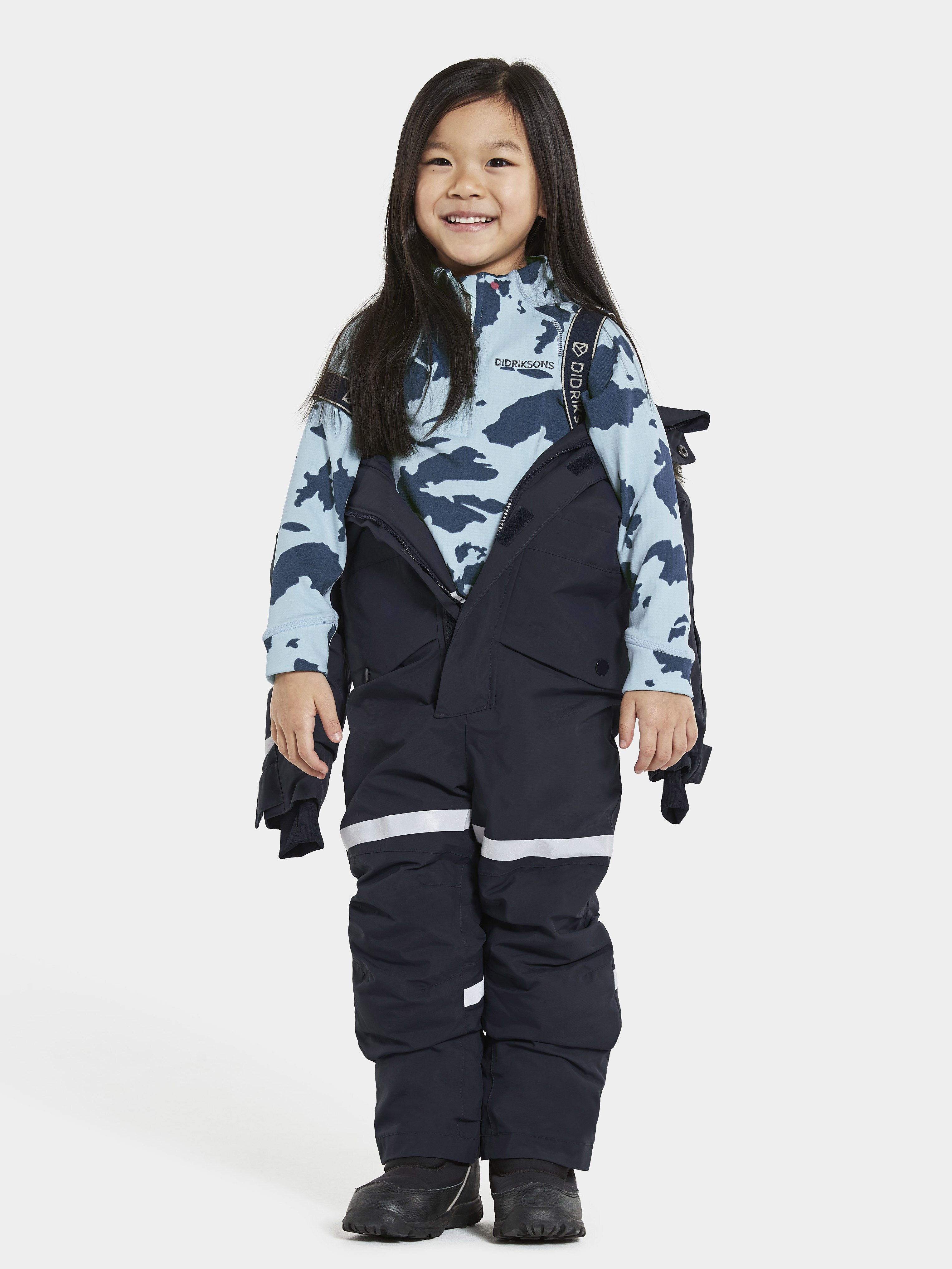 Didriksons Bjärven Vinteroverall Barn Navy - SMILE.