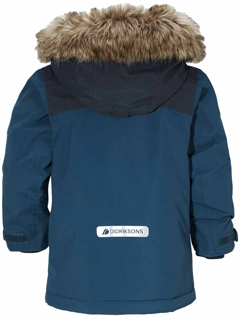 Didriksons Kure Vinterparkas 2 Barn Blå - SMILE.