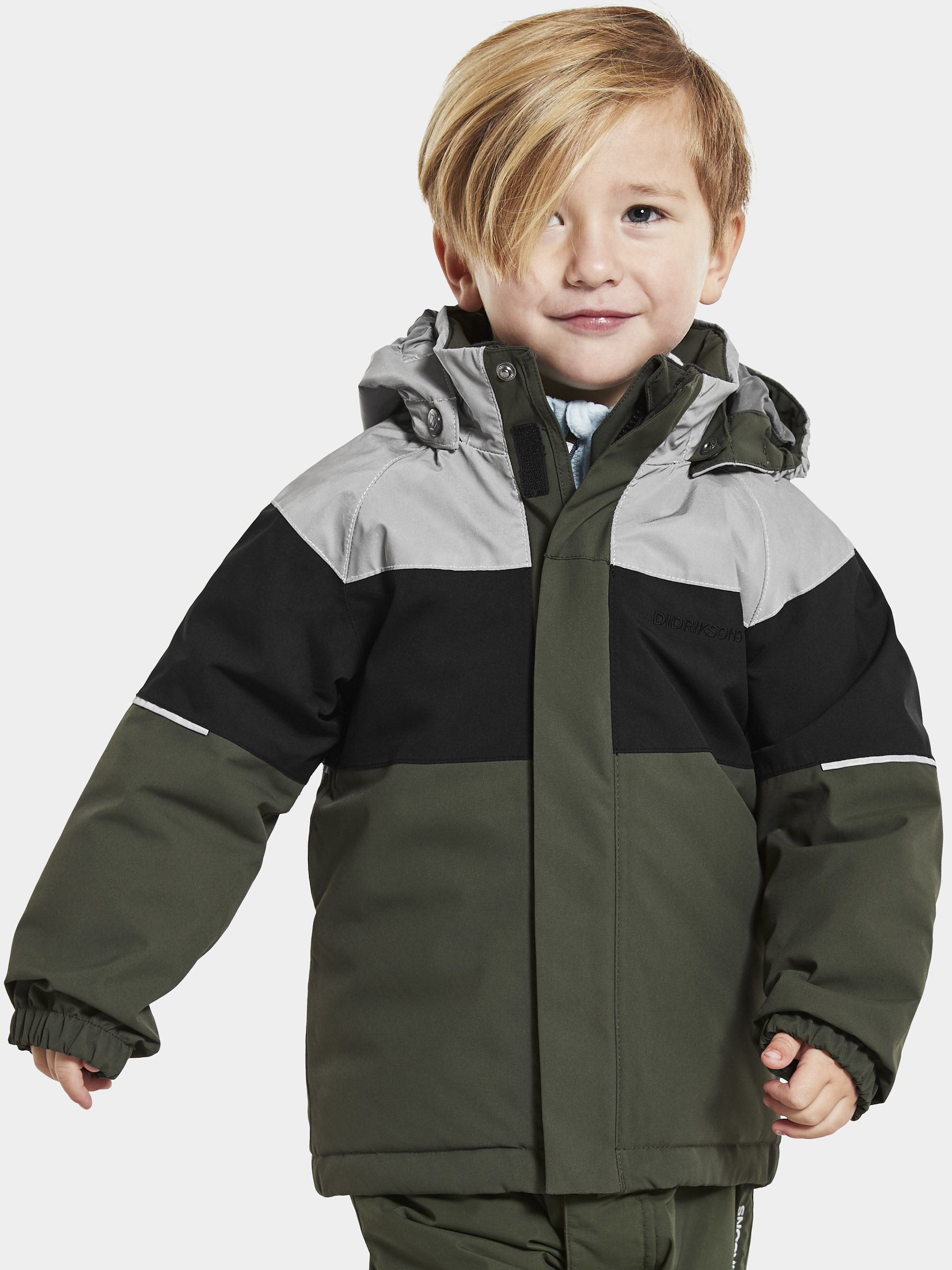 Didriksons Lux Vinterjacka Barn Deep Green - SMILE.