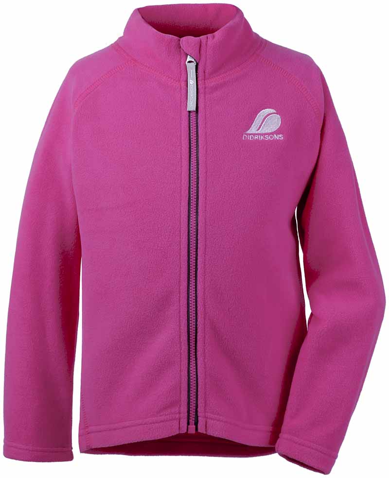 Didriksons Monte Fleecejacka 4 Barn Rosa - SMILE.