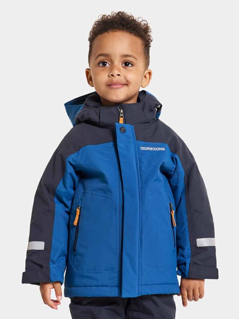 Didriksons Neptun Vinterjacka Barn Classic Blue - SMILE.