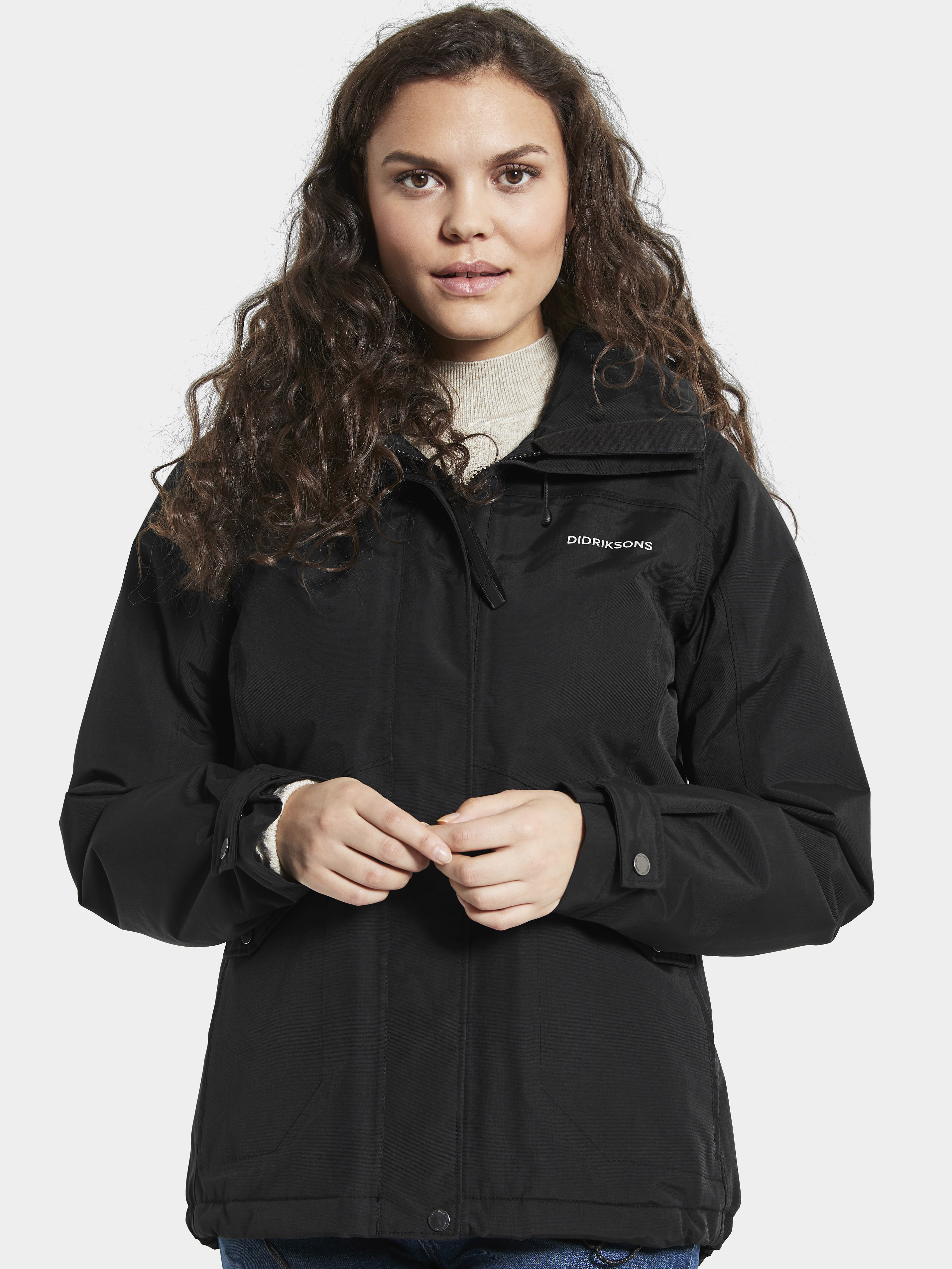 Didriksons Vanja Vinterjacka Dam Black - SMILE.