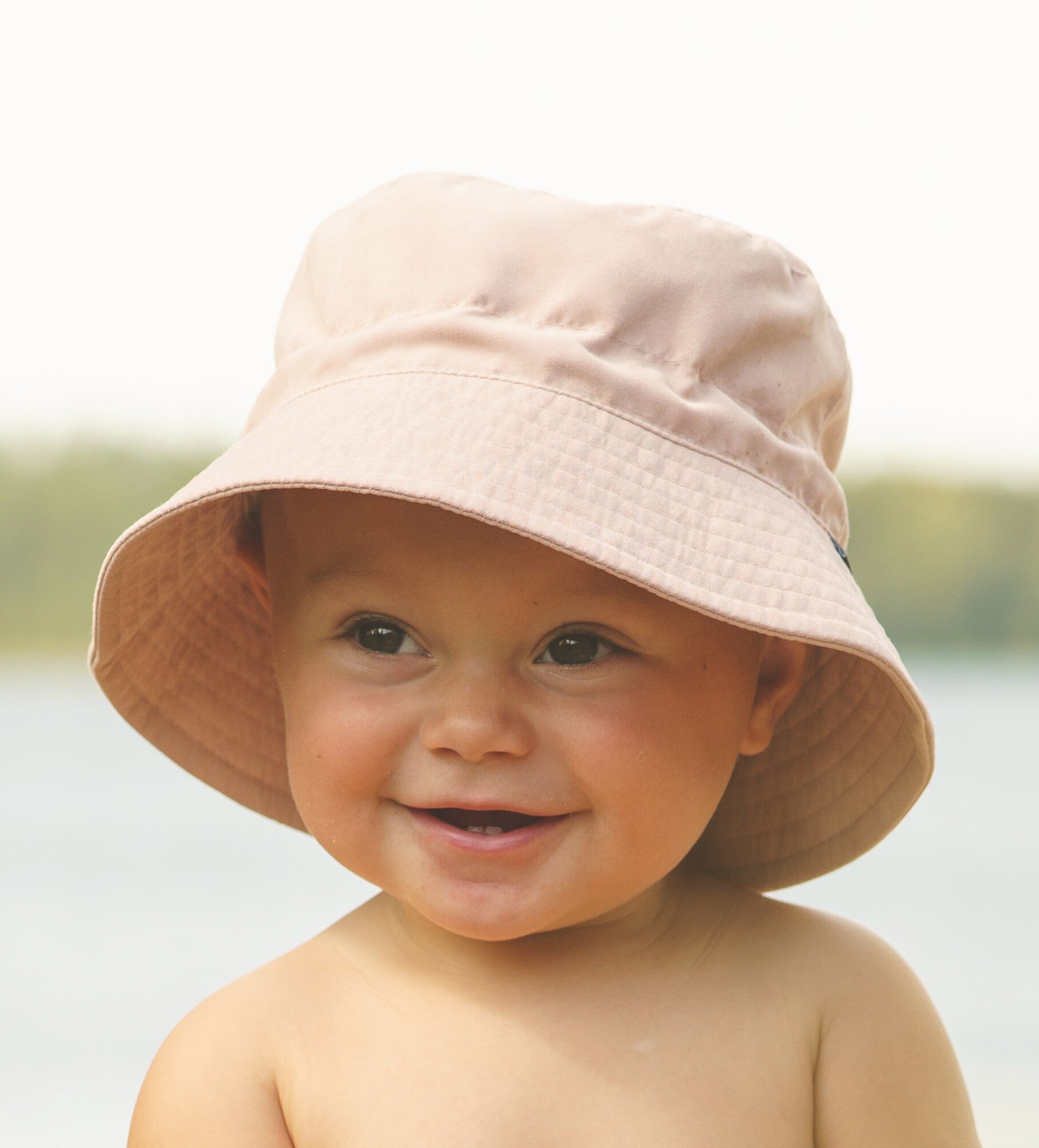 Lindberg Blake Solhatt Barn Dusty Mauve - SMILE.