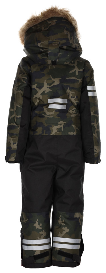 Lindberg Camo Vinteroverall Barn & Junior Mörkgrön - SMILE.