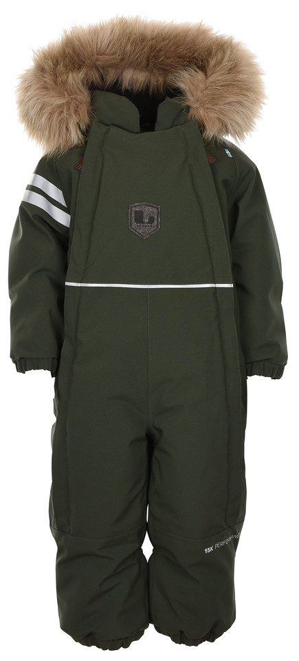 Lindberg Colden Vinteroverall Baby Mörkgrön - SMILE.