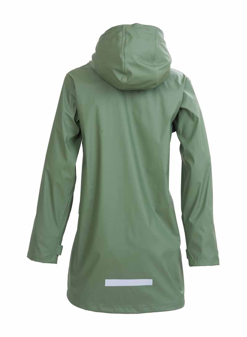 Tuxer Mia Regnjacka PU Dam Geo Green - SMILE.