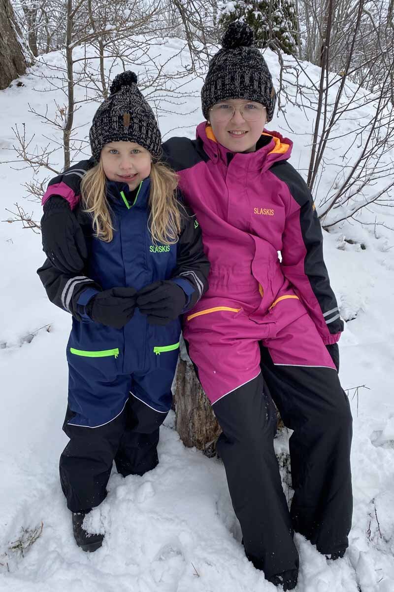 Slaskis Vinteroverall Blå Barn - SMILE.