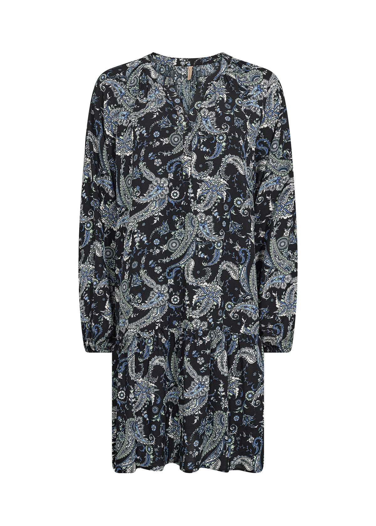 Soyaconcept Alma Klänning Dam Crystal Blue Combi - SMILE.