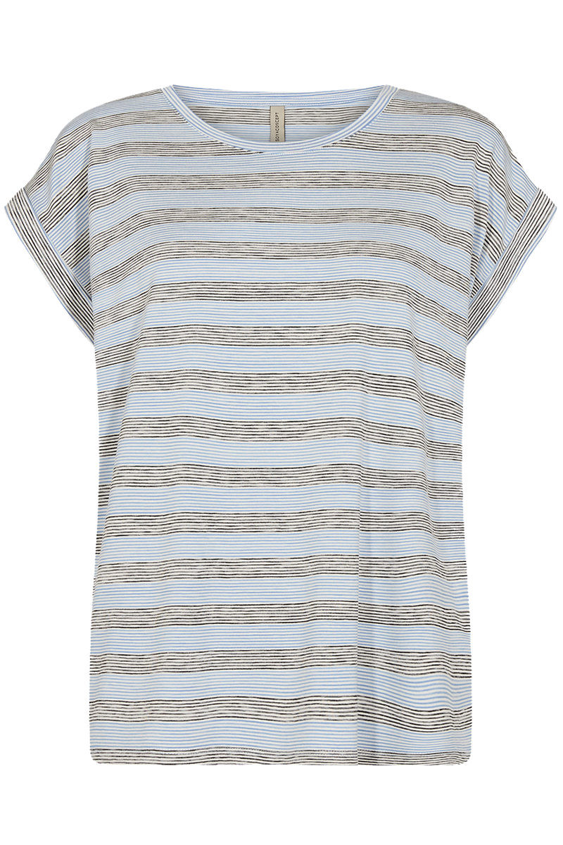 Soyaconcept Koras Topp Dam Bright Blue Combi - SMILE.