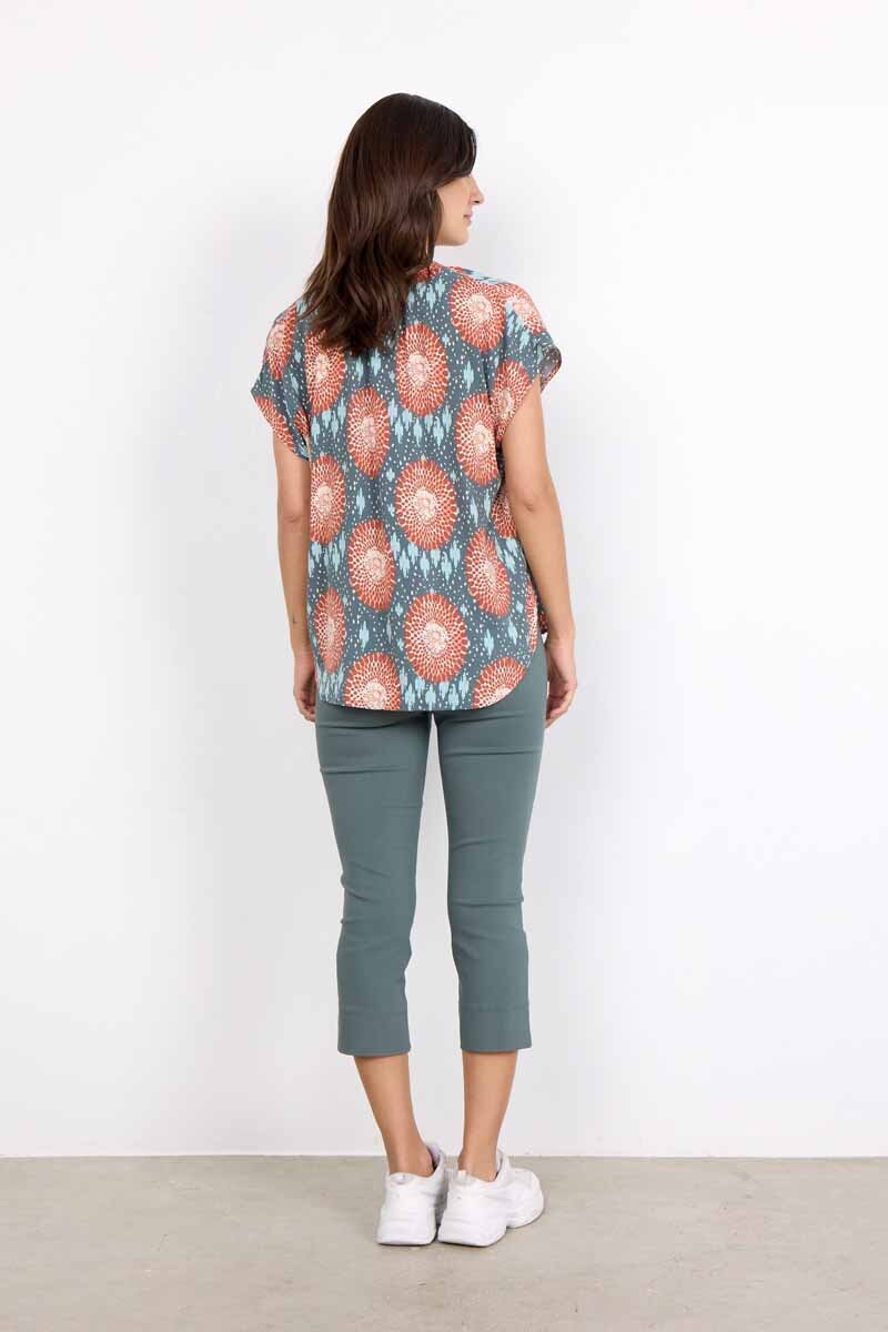 Soyaconcept Leana 1 Topp Dam Dusty Red Combi - SMILE.