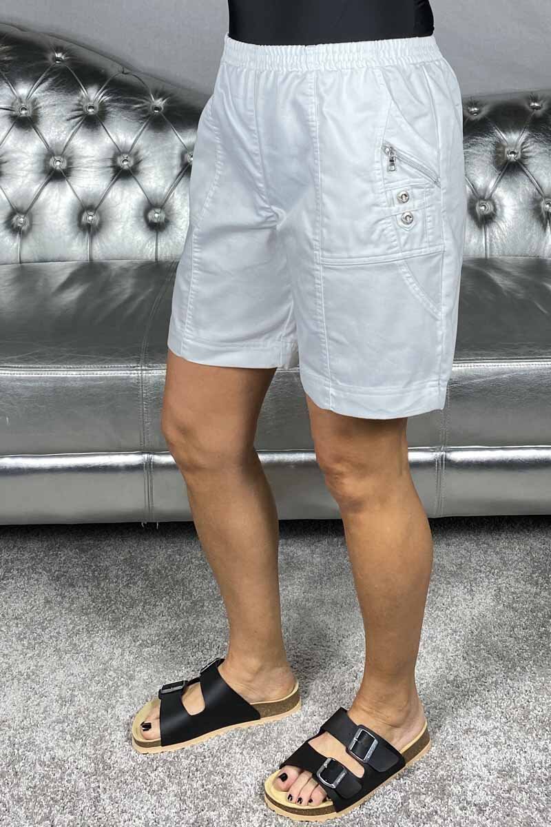 Way Of Sweden Akila 2C Shorts Dam Vit - SMILE.