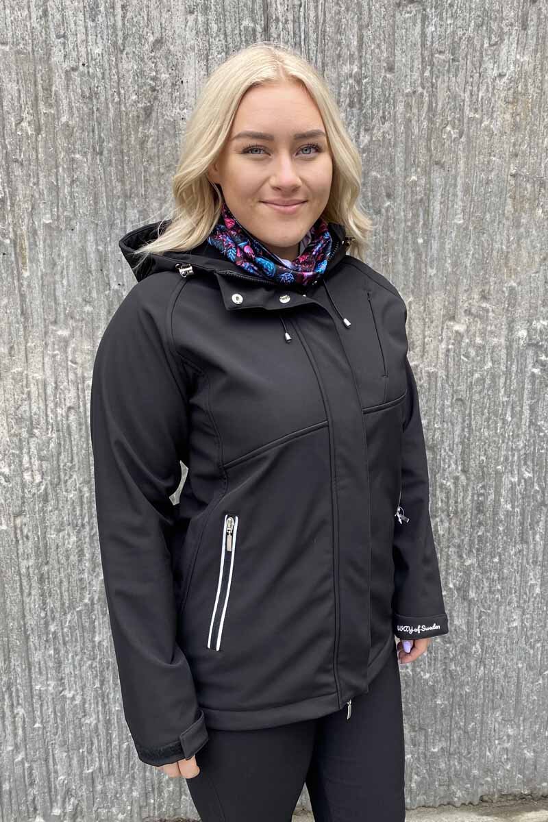Way Of Sweden Ebba Softshelljacka Dam Svart - SMILE.