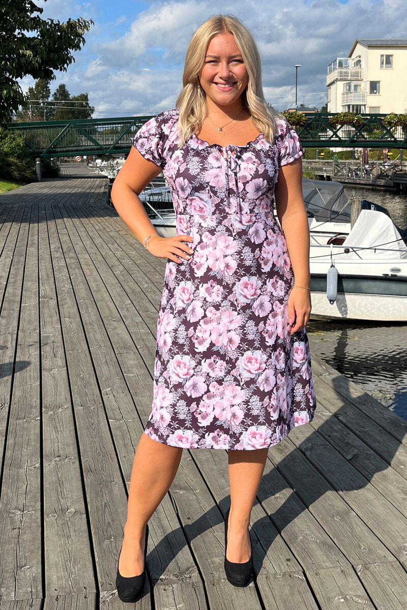 Way Of Sweden Maria Klänning Dam WOS Clematis Print