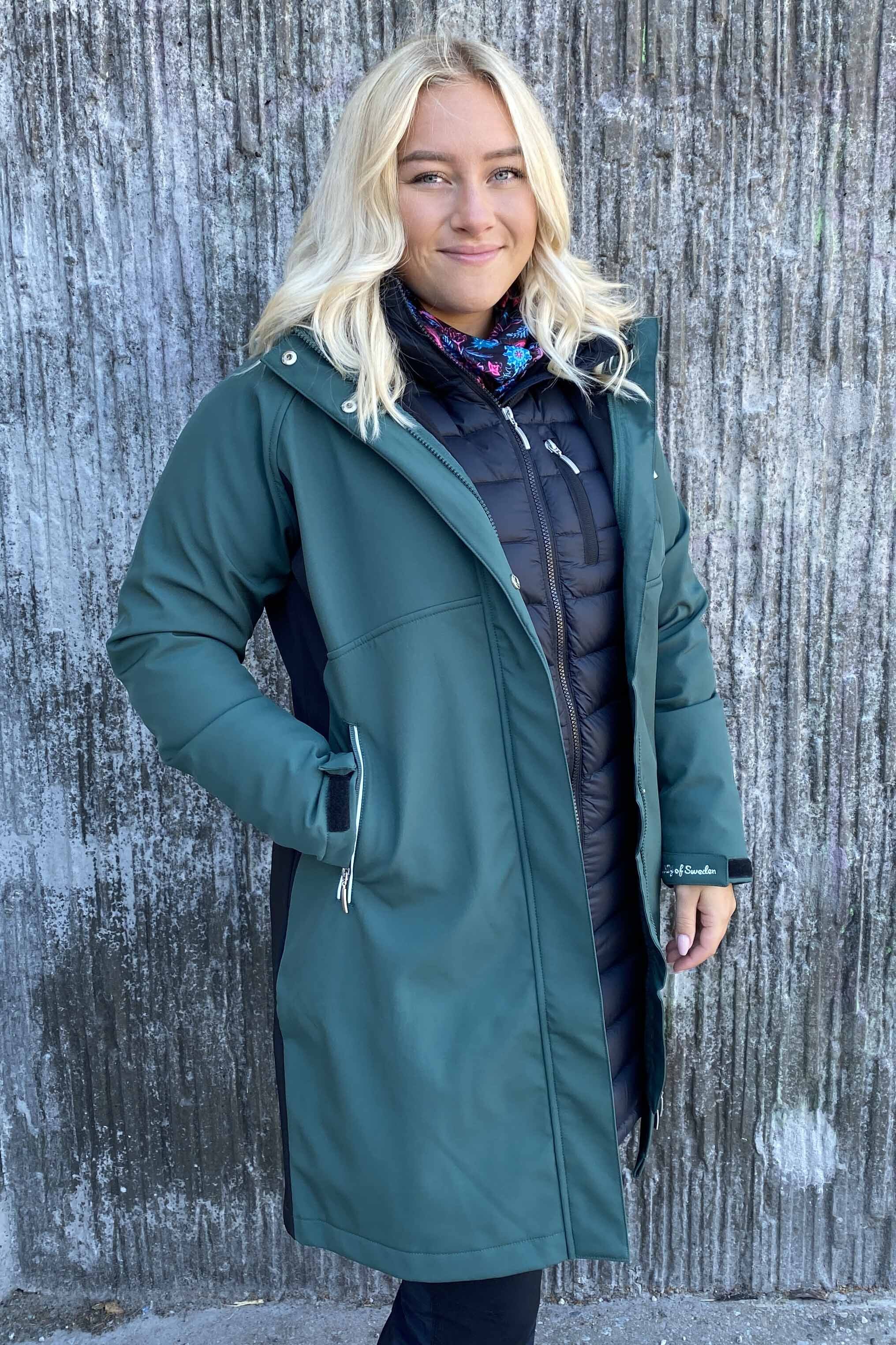 Way Of Sweden Supreme Softshellkappa Dam Mossgreen - SMILE.