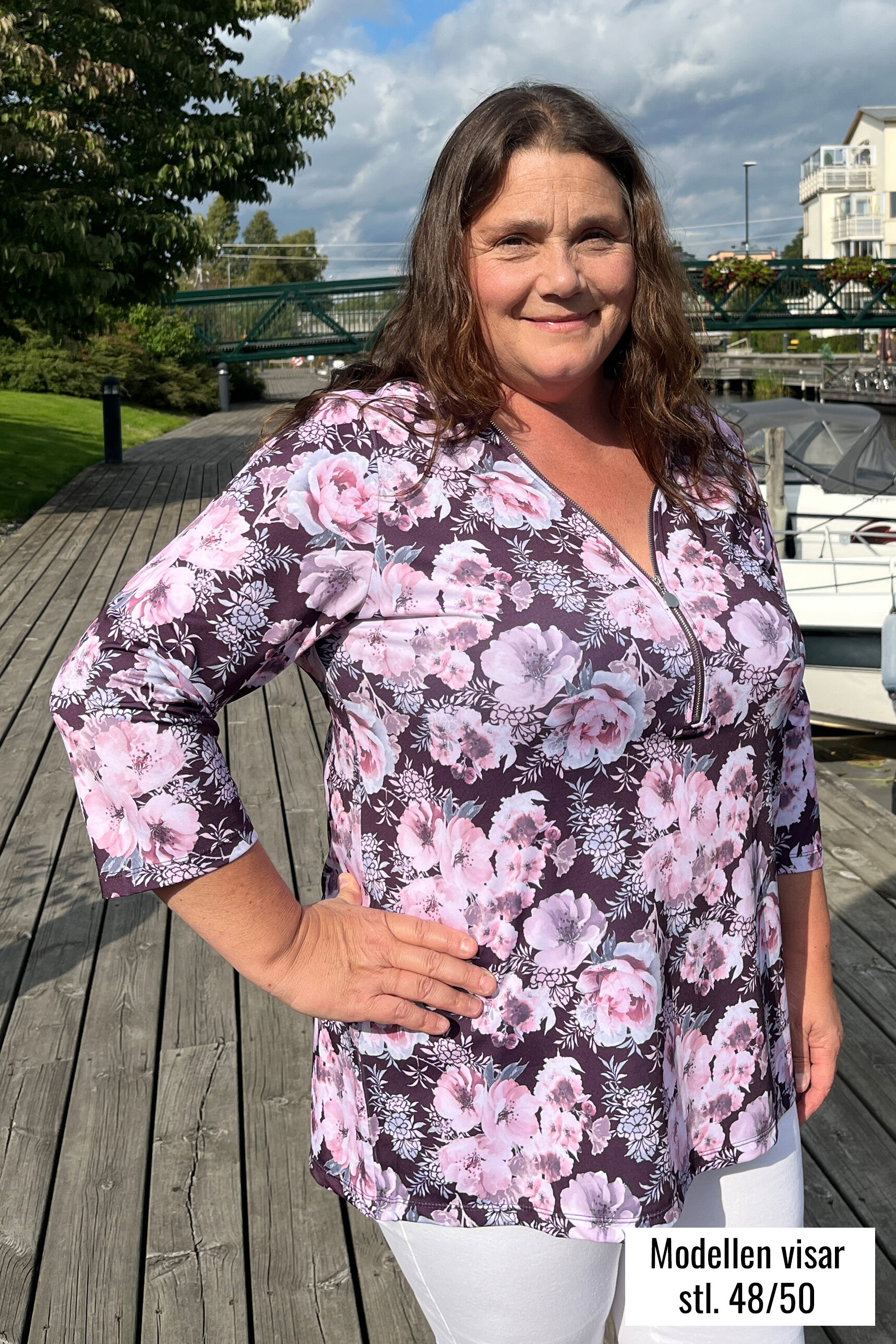 Way Of Sweden Veronica Topp Dam WOS Clematis Print