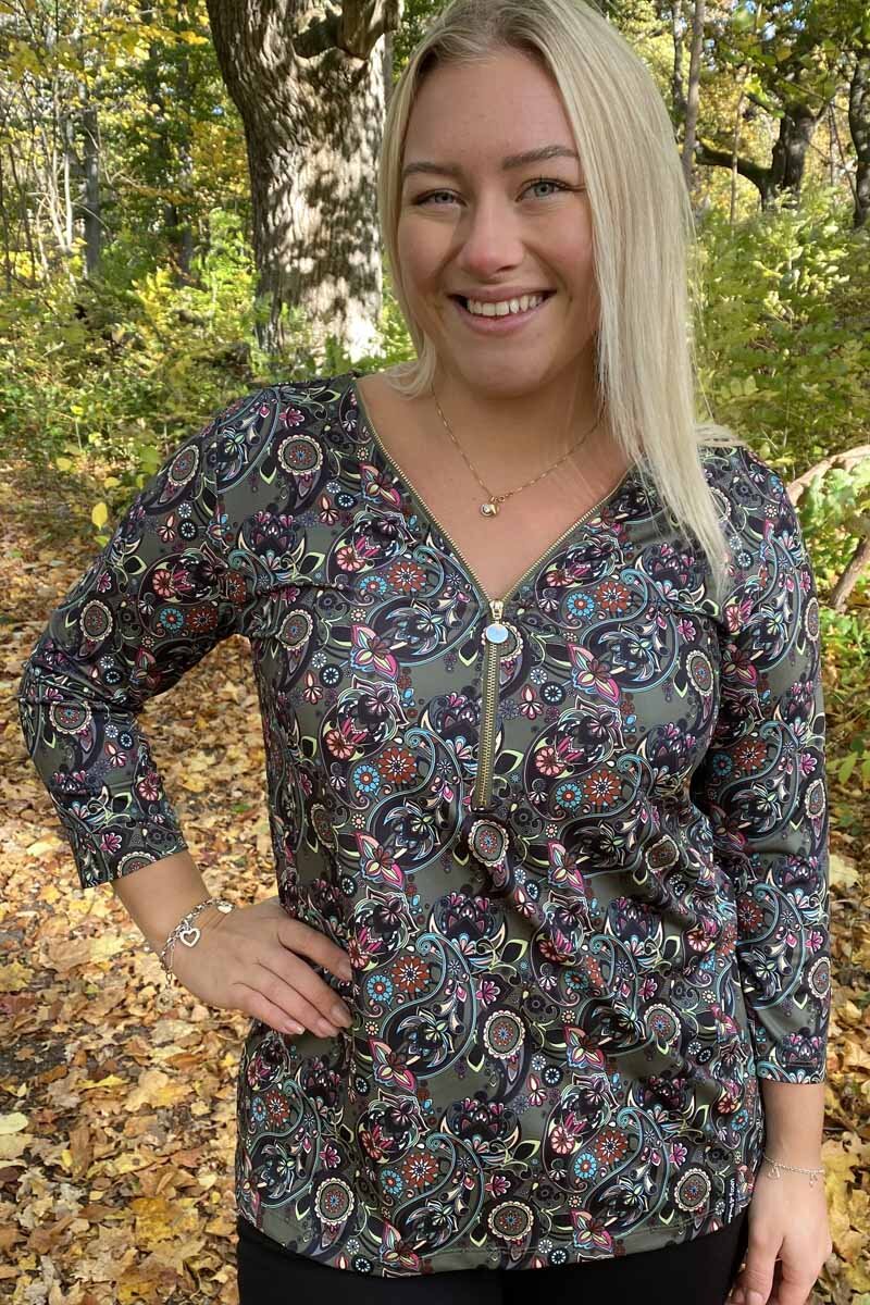 Way Of Sweden Veronica Topp Dam WOS Paisely Print