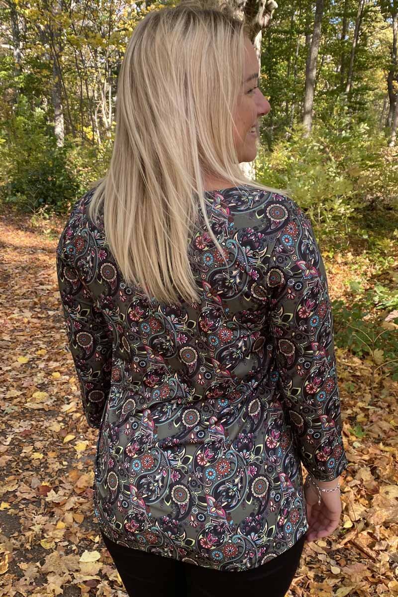 Way Of Sweden Veronica Topp Dam WOS Paisely Print