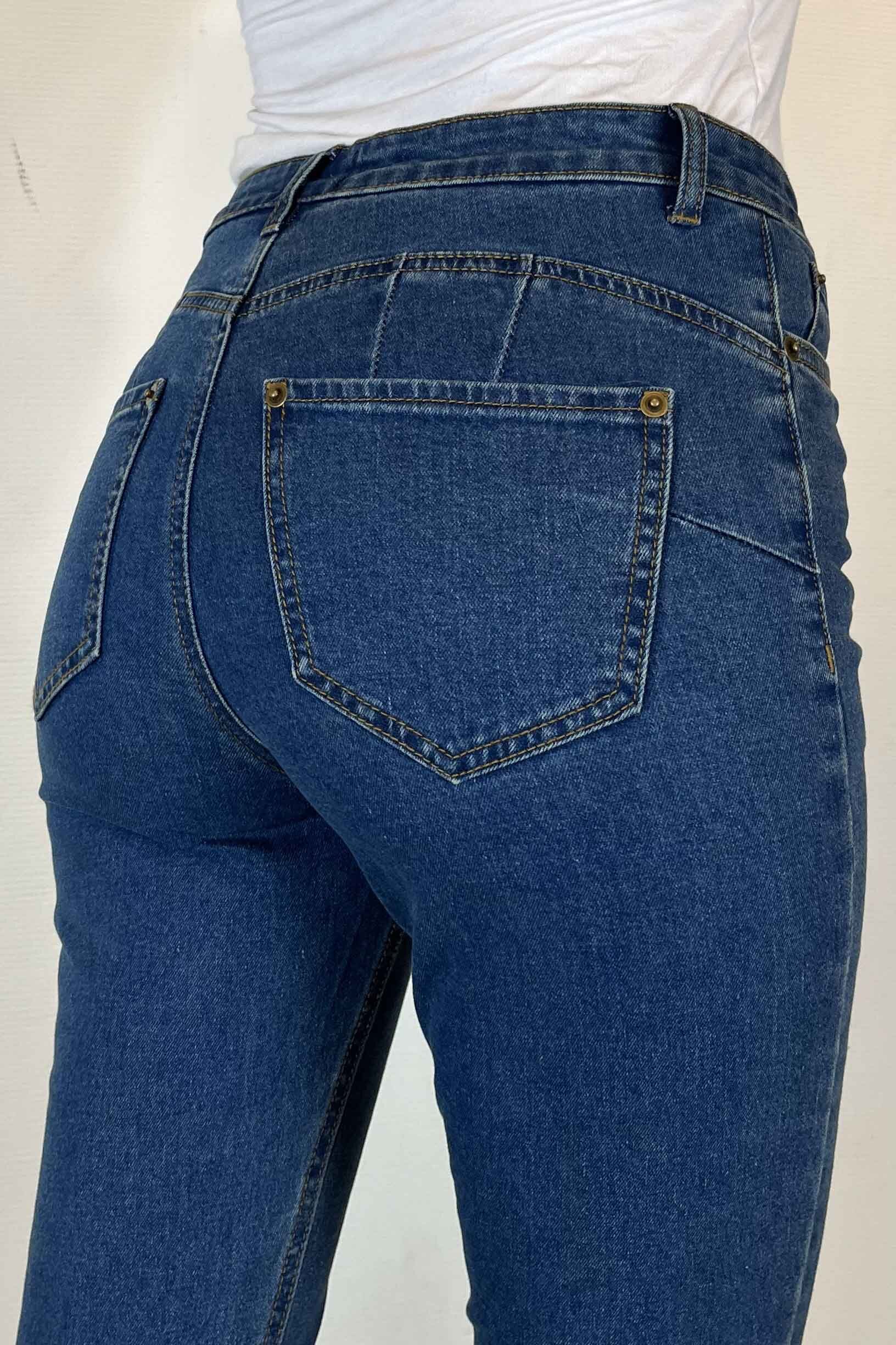 Way of Sweden Daphne Push Up Jeans Dam Light Denim - SMILE.