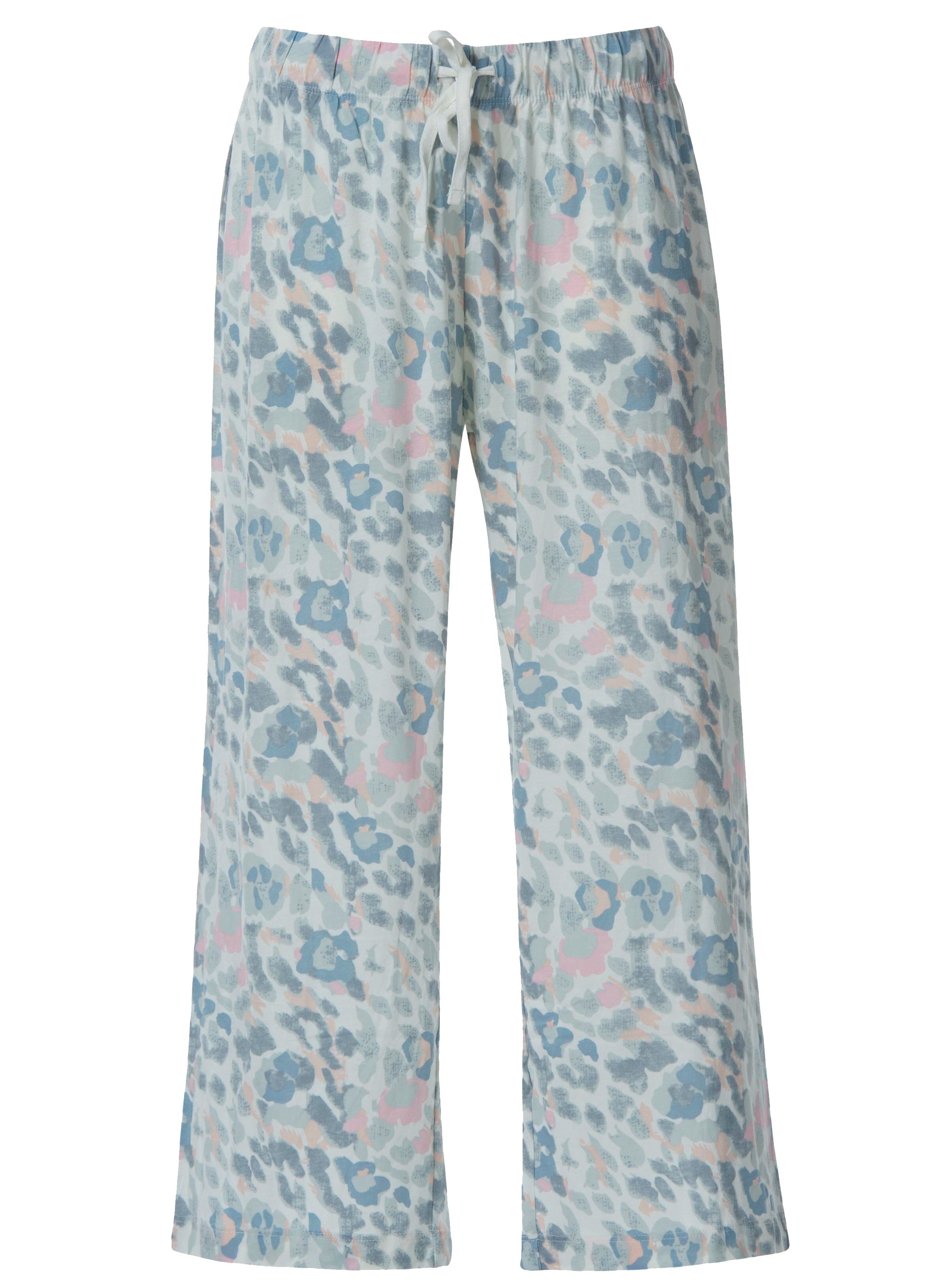 Wiges Pyjamasbyxa Bambu Dam Mönstrad - SMILE.